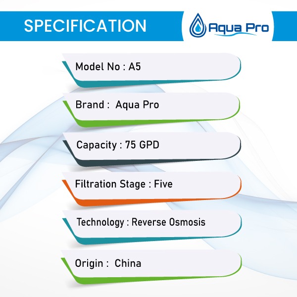 Aqua Pro A5 RO Water Purifier – Aqua Life Engineering