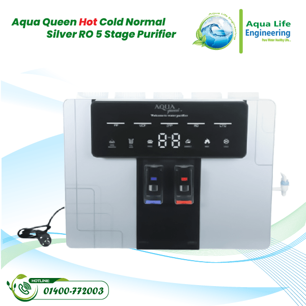 Aqua Queen Hot Cold Normal RO Water Purifier (Silver) – Aqua Life ...
