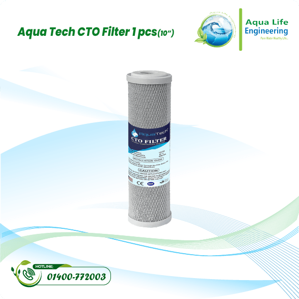 Aqua Tech CTO/Net Carbon Filter – 10″ – Aqua Life Engineering