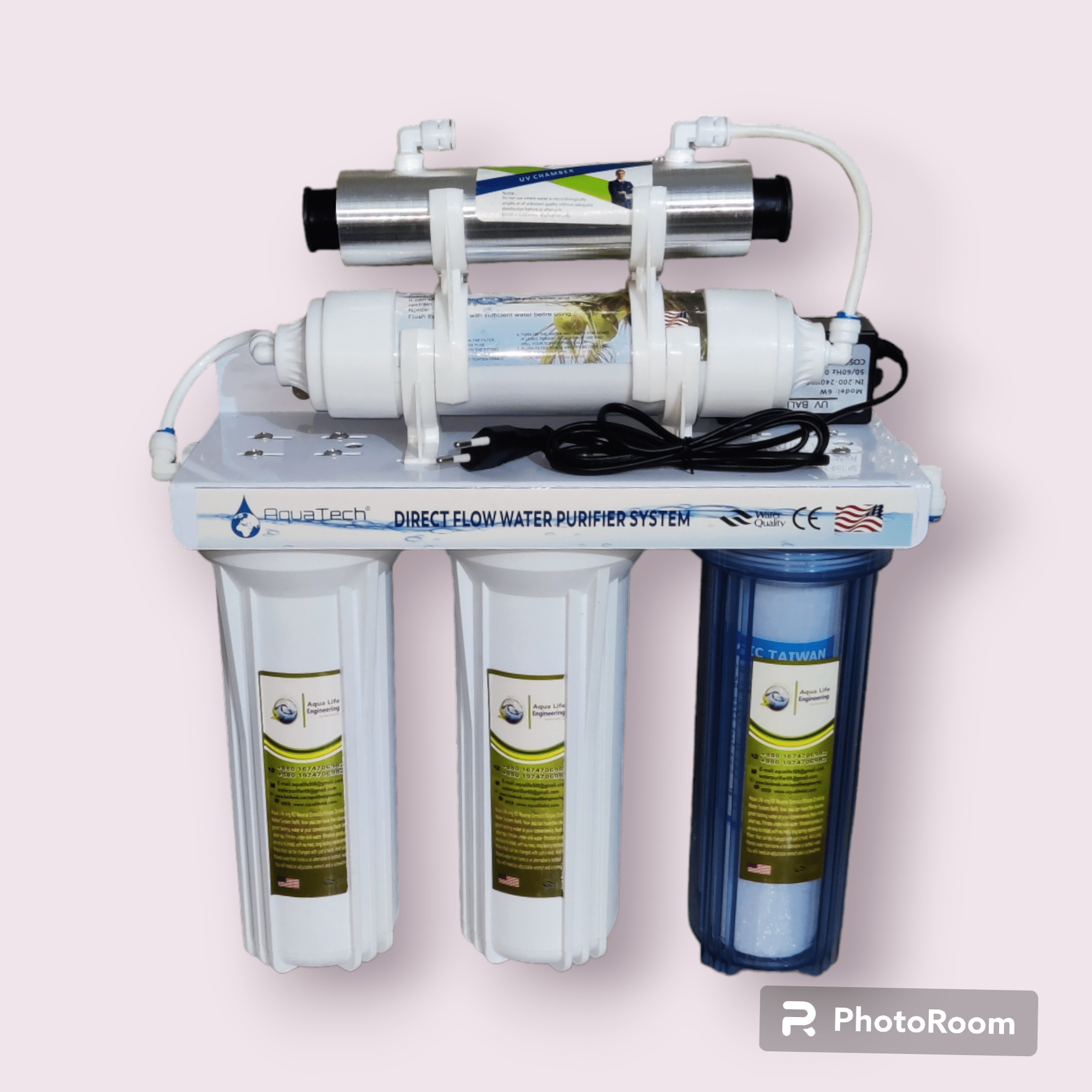 Aqua Tech LED UV Direct Flow 5 Stage Water Purifier – Aqua Life Engineering