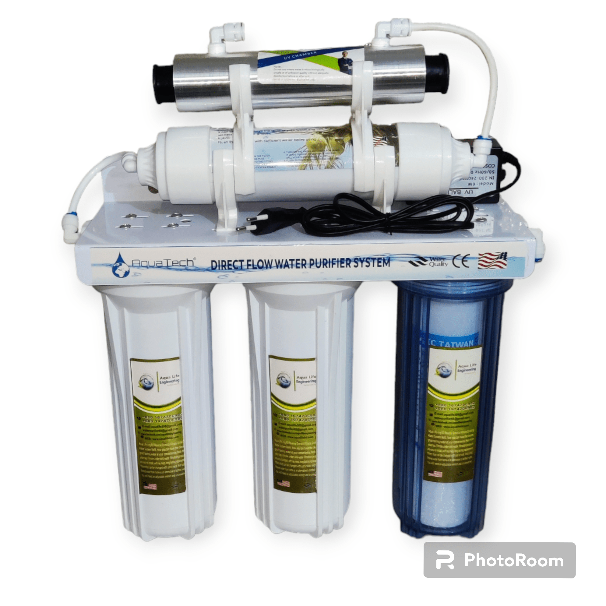 Aqua Tech LED UV Direct Flow 5 Stage Water Purifier – Aqua Life Engineering