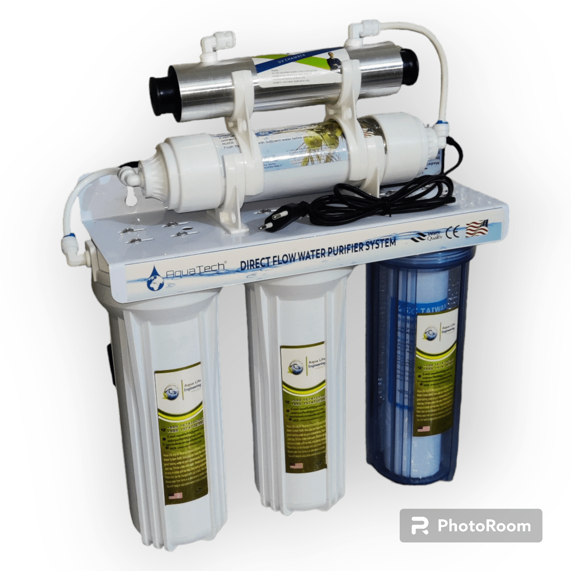 Aqua Tech LED UV Direct Flow 5 Stage Water Purifier – Aqua Life Engineering