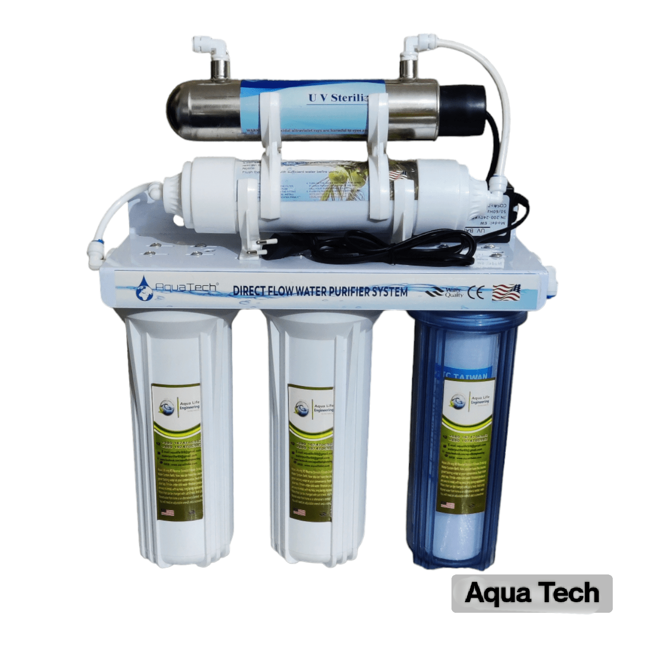 Aqua Tech UV Direct Flow 5 Stage Water Purifier – Aqua Life Engineering