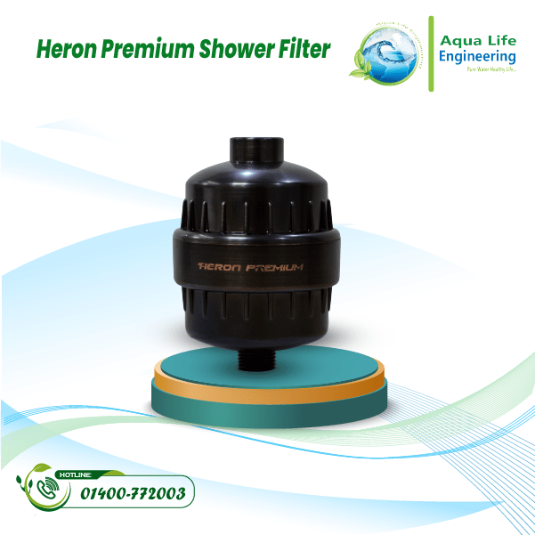 Heron Premium Shower Filter 60,000 Liter Capacity, Healthy & Beautiful ...