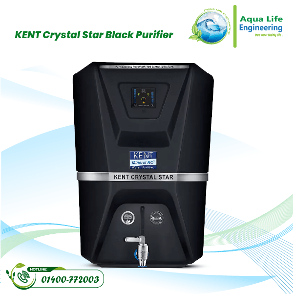 KENT Crystal Star Water Purifier (Black) – Aqua Life Engineering