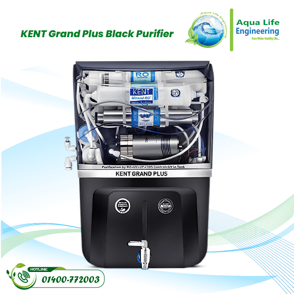 KENT Grand Plus Water Purifier (Black) – Aqua Life Engineering