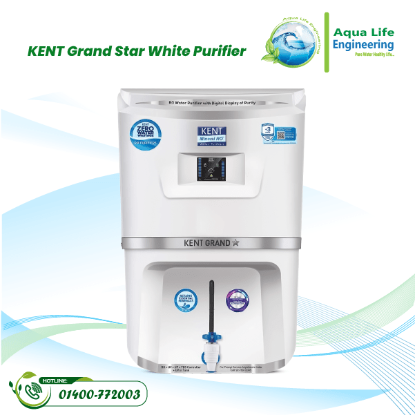 KENT Grand Star Water Purifier (White) – Aqua Life Engineering